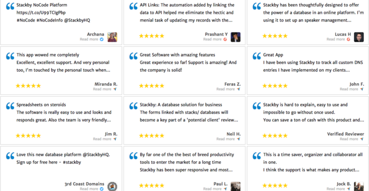 Get all the Stackby apps for better remote collaboration!