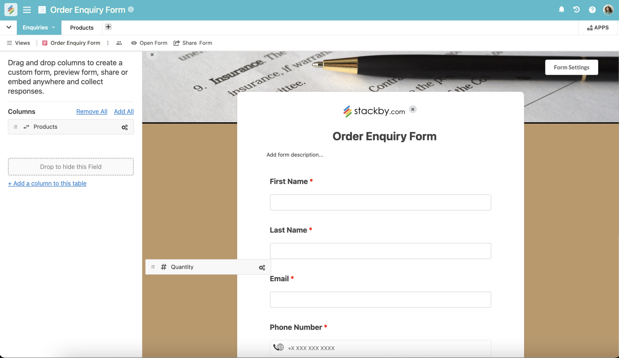 Create Your Own Custom Online Database For Free | Stackby