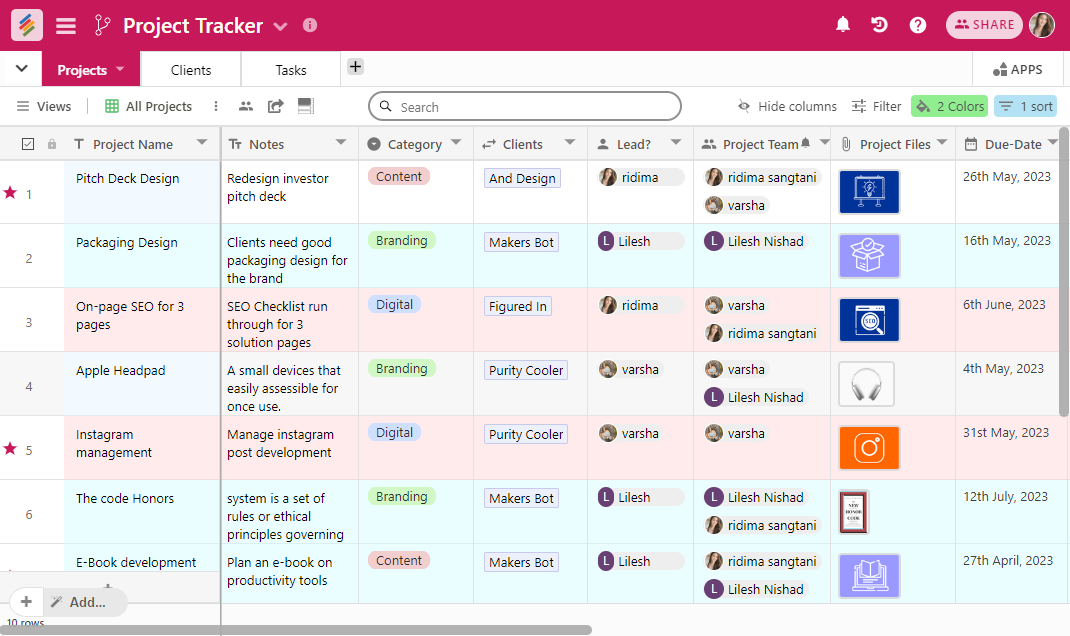 How to Create Custom Project Tracker in 2025 | Stackby