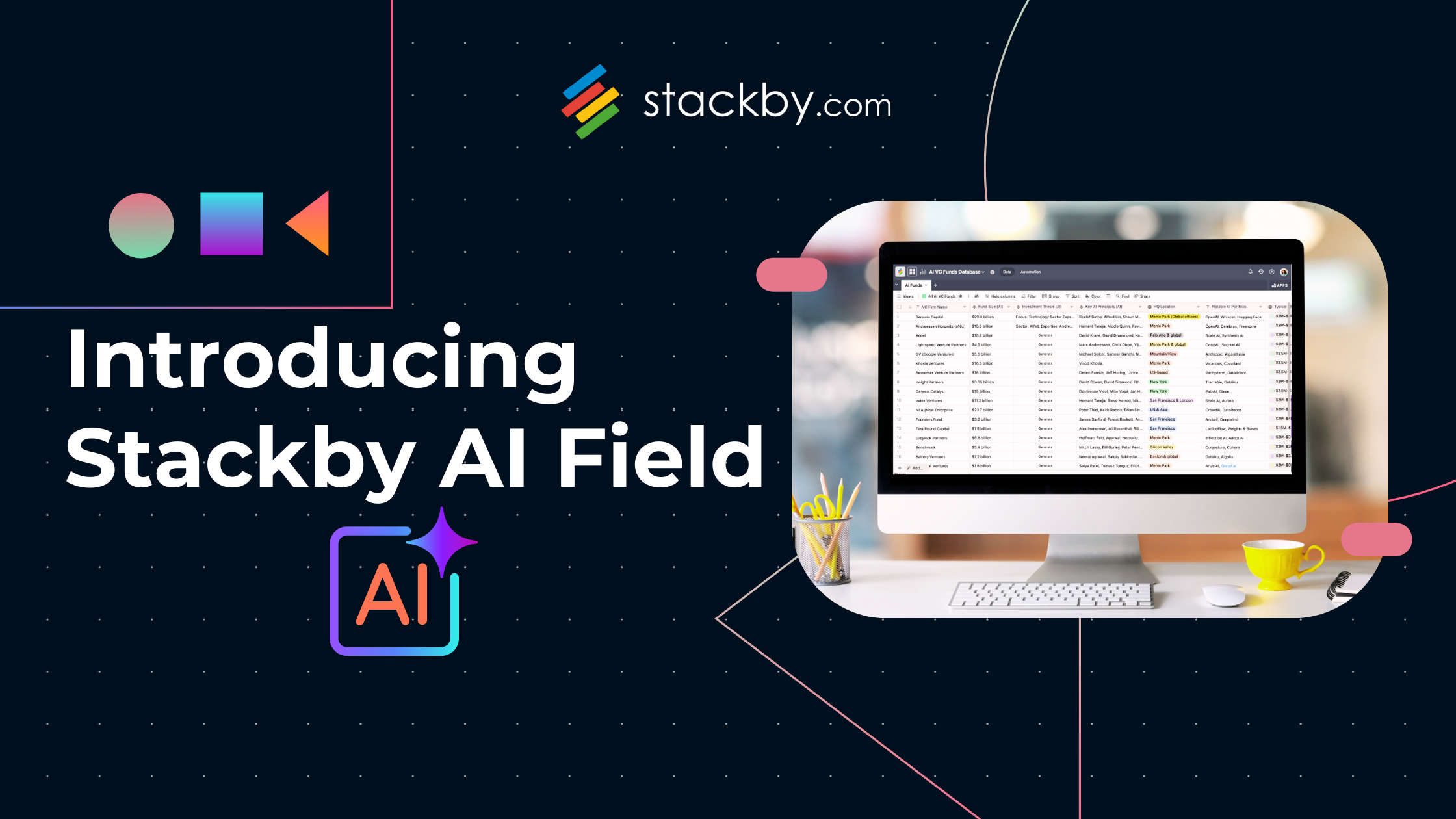 Introducing: Stackby AI Fields