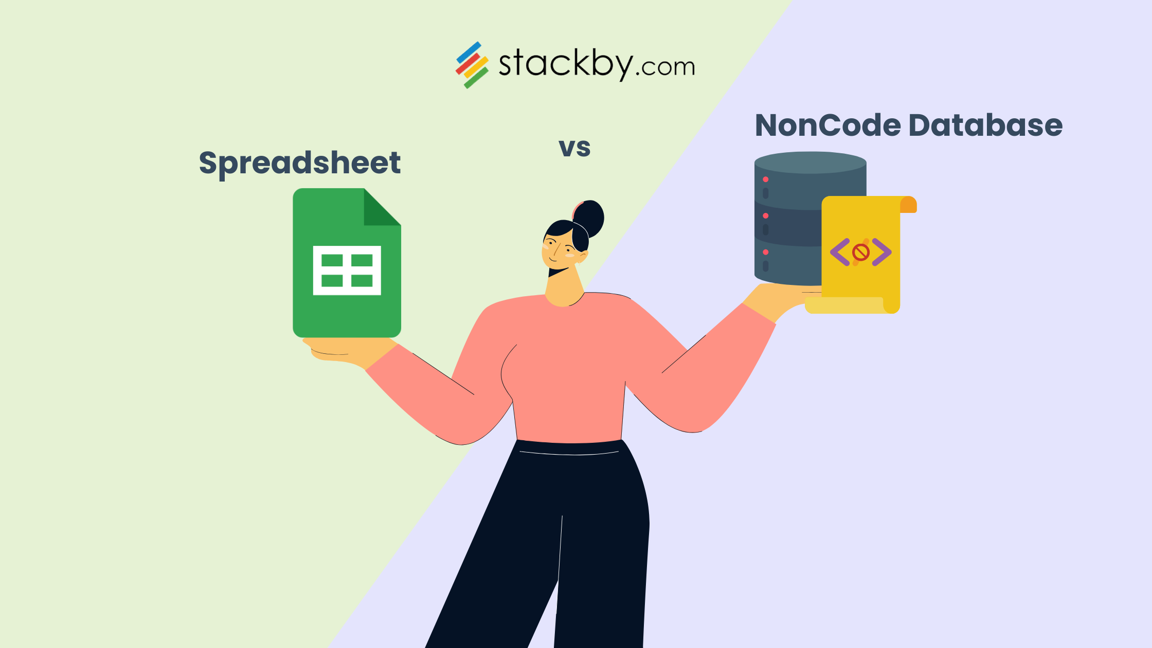 Spreadsheet vs No-code Database : Key Differences & Benefits