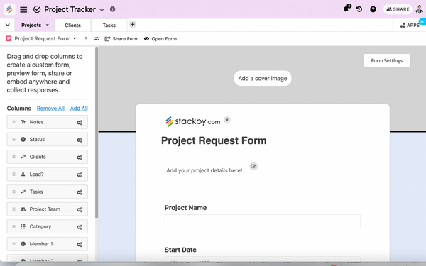How to Create a Form in Excel - A Step by Step Guide | Stackby