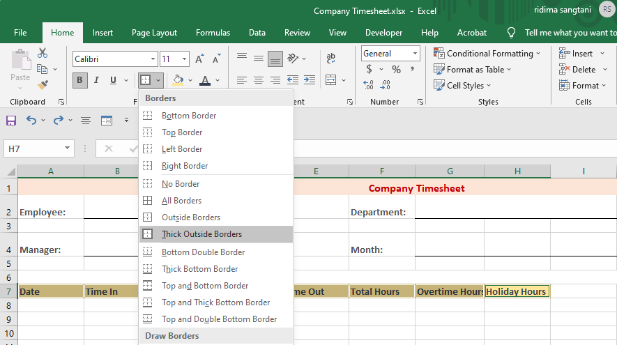 How to Create a Timesheet in Excel (Guide + Templates)