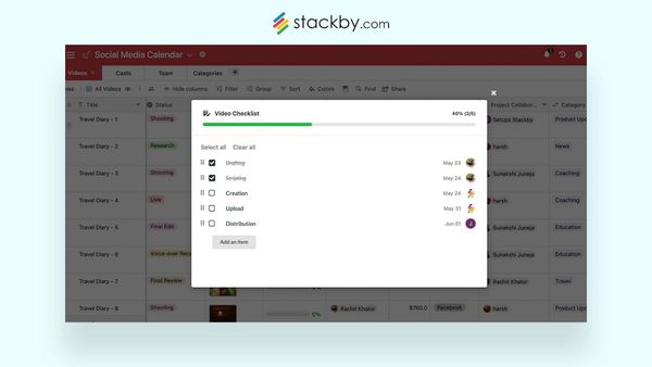 Supercharge Your Work with Stackby Checklists | Stackby Blog